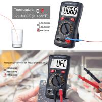 China Digital Multimeter 600V AC DC NCV Diode Test Continuity Buzzer True RMS for sale