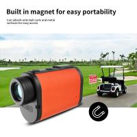 China 1200m Golf Laser Rangefinder 6.5X Magnification Rechargeable USB Slope Flagpole Lock for sale