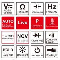 China Pen Digital Multimeter True RMS 6000 Counts NCV Non Contact Voltage Detection Tester for sale
