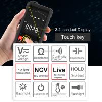 China EBTN Display Touch Digital Multimeter 6000 Count NCV Neutral Live Wire Test True RMS 1000V AC DC Voltage for sale