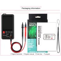 China EBTN Display Touch Digital Multimeter 6000 Count NCV Neutral Live Wire Test True RMS 1000V AC DC Voltage for sale