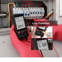 China Big screen Auto Ranging Touch Digital Multimeter True RMS Digital Multimeter AC DC Voltage Mini Pocket Multimetro for sale