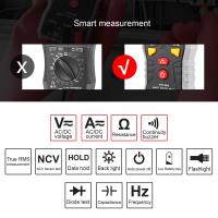 China Pocket Digital Multimeter DC/AC Multifunctional High Precision Capacitance Ncv Ohm Hz Tester Auto Range Digital Multimeter for sale