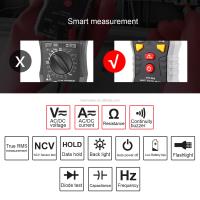 China Kaemeasu Portable Smart Digital Multimeter 600V DC AC Auto Range NCV Live Wire Tester for sale