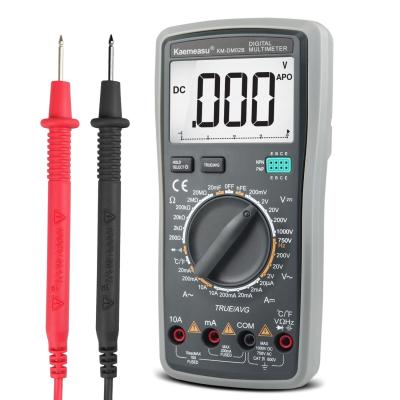 China High Precision 1000V Digital Multimeter True RMS LCD Voltmeter with Temperature Probe 20A for sale