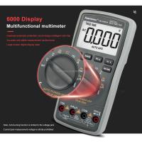 China High Precision 1000V Digital Multimeter True RMS LCD Voltmeter with Temperature Probe 20A for sale