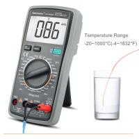 China High Precision 1000V Digital Multimeter True RMS LCD Voltmeter with Temperature Probe 20A for sale