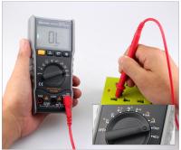 China Mini Portable NCV True RMS Digital Multimeter 6000 Counts Auto Range AC DC Voltage 1000V for sale