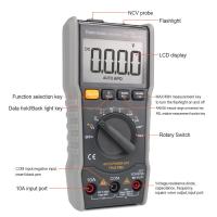 China 6000 Counts Auto Range Digital Multimeter 1000V DC 750V AC Portable Electric Tester for sale
