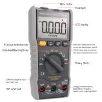 China 6000 Counts Auto Range Digital Multimeter 1000V DC 750V AC Portable Electric Tester for sale