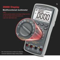 China 20000 Counts Auto-Ranging Digital Multimeter with True RMS, 1000V DC Voltage, Temperature Measurement for sale