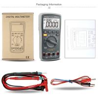China ABS Electric Parts 04A 20000 Counts Auto Range Digital Multimeter with True RMS, AC/DC 1000V, Temperature Measurement for sale