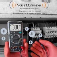 China KM-DM02 Series True RMS Multimeter with 1000V DC Voltage, 10A Current Range and NCV Detection for sale