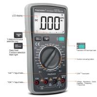 China Intelligent Voice Multitester Auto Range Multifunction Laboratory Equipment Resistor Tester Digital Multimeter for sale
