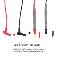 China Multimeter Test Probe Leads Banana Plug 20A 1000V Silicone Insulated Instrumentation Cables for sale