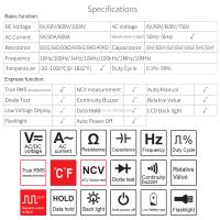 China 21C Digital Clamp Meter with 3 5/6-Digit Display for AC Leakage Current and Voltage Testing for sale