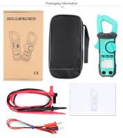 China Portable Digital Clamp Meter with Voltage Detector - 40MΩ Resistance Range & 3 5/6-Digit Display for Electrical Testing for sale
