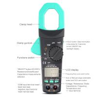 China Professional 1000A AC/DC Clamp Meter with 3 5/6-Digit LCD Display - 20mm Screen for Electrical Testing for sale