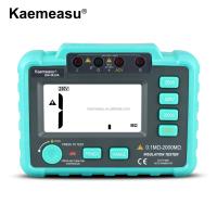 China KM-IR10A Digital Insulation Resistance Tester 2000MΩ Range with 250V/500V/1000V Output and Overload Protection for sale
