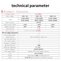 China KM-IR10A Digital Insulation Resistance Tester 2000MΩ Range with 250V/500V/1000V Output and Overload Protection for sale