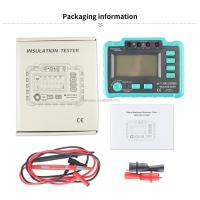 China KM-IR10A Digital Insulation Resistance Tester 2000MΩ Range with 250V/500V/1000V Output and Overload Protection for sale