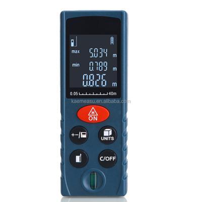 China Laser Distance Meter 40M 60M 80M 100M Range with ±2.0mm Accuracy Handheld Portable Electronic Tape Measure for sale
