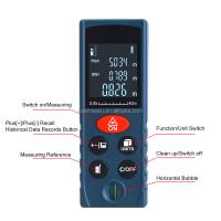 China Laser Distance Meter 40M 60M 80M 100M Range with ±2.0mm Accuracy Handheld Portable Electronic Tape Measure for sale