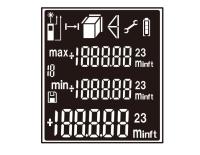 China Handheld Laser Distance Meter 40-100m Range ±2.0mm Accuracy Portable Digital Rangefinder with Area Calculation for sale