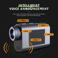 China 800m Golf Rangefinder Laser Distance Meter 6.5X Magnification Slope Switch USB Rechargeable for sale
