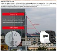 China Professional Laser Distance Meter Rangefinder 6.5X 1000m for Golf Hunting Construction Industrial for sale