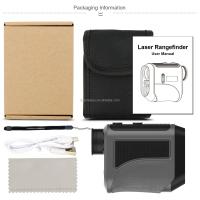 China Rechargeable Golf Laser Rangefinder 450m Flag Lock Slope Mode 6.5X Fast Focus for sale