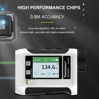 China Voice Prompt Laser Rangefinder 1200m Digital Distance Meter 6.5X Magnification USB Rechargeable for sale