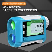China 6.5X Magnification Laser Rangefinder 1500m Golf Hunting Distance Meter with Slope and Voice Broadcast for sale