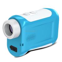 China 6.5X Magnification Laser Rangefinder 1500m Golf Hunting Distance Meter with Slope and Voice Broadcast for sale