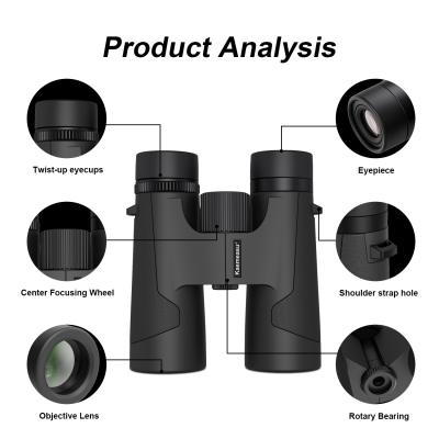 China Kaemeasu F 10x50 Binoculars - 10x Magnification, 50mm Lens, 5.6° Field of View for Hunting & Outdoor Observation for sale