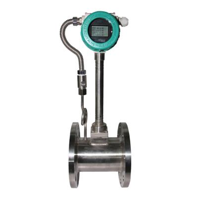 China Flange Type Vortex Flow Meter RS485 Modbus 3.6V Lithium Battery DN25 to DN300 for sale