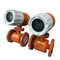 China PTFE Lined Magnetic Flowmeter DN10-DN2000 for Soft Water Food Beverage 4-20mA RS485 for sale