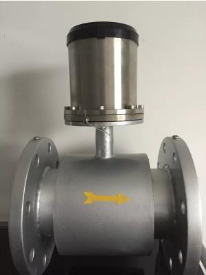 China Waterproof Battery Operated Electromagnetic Flow Meter Explosion Proof Long Life Time for sale