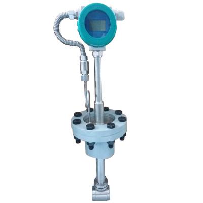 China Insertion Vortex Flow Meter with Temp Pressure Compensation Modbus RS485 1.6MPa 250C for sale