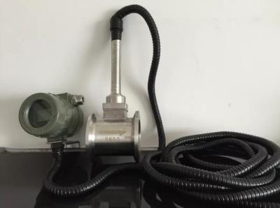 China SS316 Steam Vortex Flow Meter Low Flow Rate LCD Display Low Pressure Loss for sale