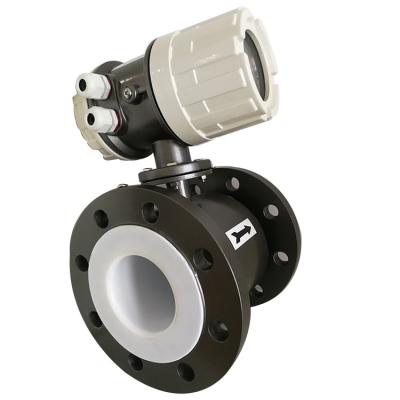 China DN50 Electromagnetic Flow Meter Digital Industrial Water Flow Meter 4-20mA RS485 for sale