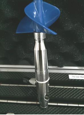 China Portable Water Flow Velocity Meter 1.6m Measuring Bar Sewage Outfall Monitoring 0.05-7m/s for sale