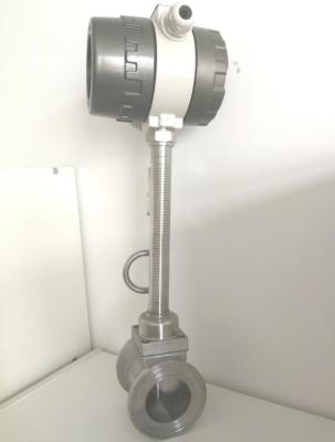 China Vortex Flow Meter 0.7-7m/s Liquid 7-40m/s Gas Velocity Range 304SS IP65 for sale