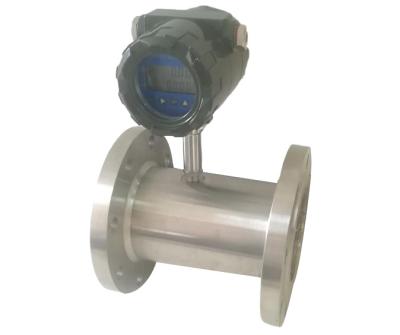 China Flange Type Turbine Flow Meter DN80 High Precision 0.2% Repeatability 0.05% Explosion Proof for sale