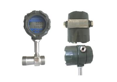 China Chemical Industry Liquid Turbine Flow Meter Pulse Output DN25 Light Weight 1-10m3/h for sale