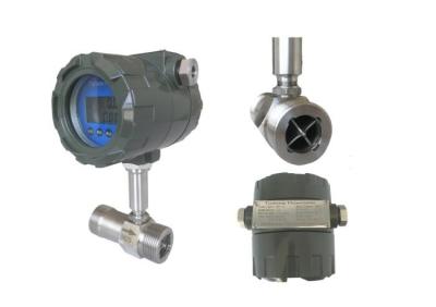 China Battery Operated LCD Display Turbine Flow Meter DN4-DN200 1% Accuracy for sale