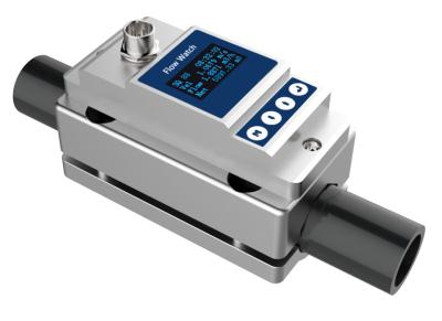 China OLED Display 24VDC Clamp On Water Flow Meter ML-F8 DN15 to DN50 for sale