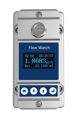China DN15 DN50 Clamp On Ultrasonic Flow Meter 24VDC RS485 for Chemical Solvents for sale