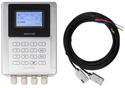 China RS485 Ultrasonic Flow Meter Clamp On IP68 High Temperature 130C DN25-DN1200 for sale