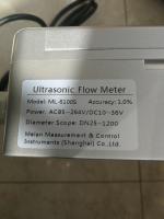 China Wall Mounted DN25 RS232 12m/S Clamp On Flow Meter for sale